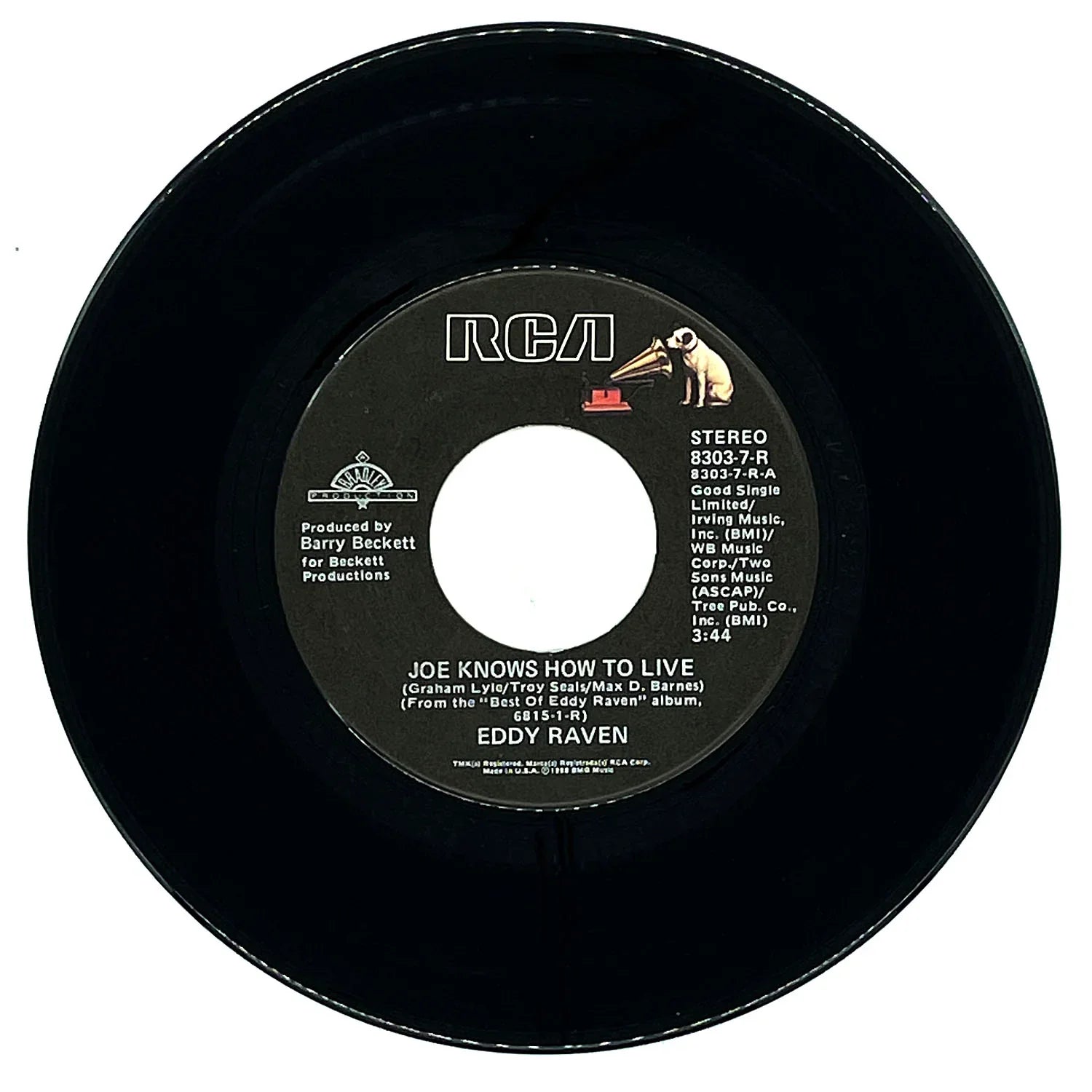 Eddy Raven Joe Knows How To Live Frank Shankly S Records