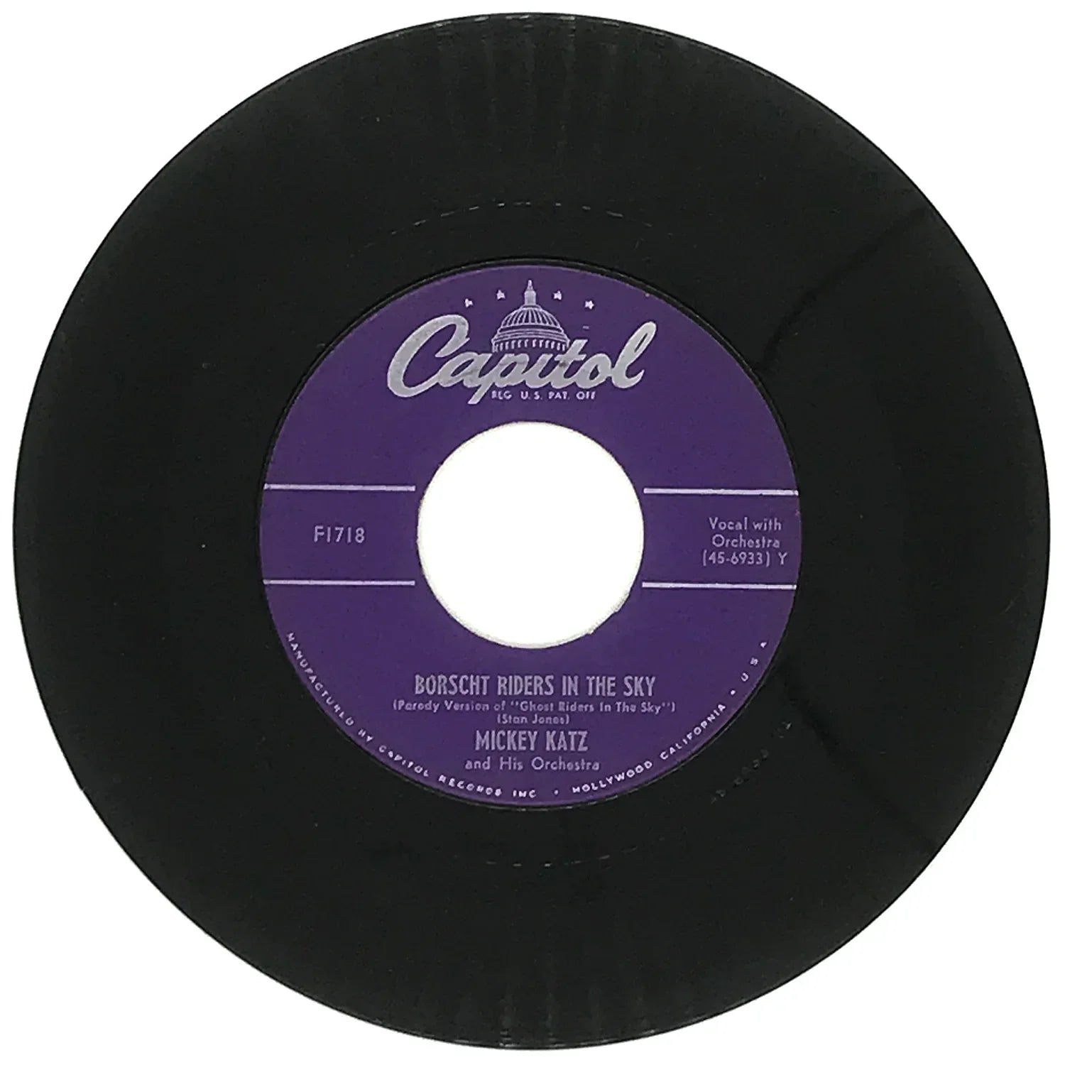 Mickey Katz : BORSCHT RIDERS IN THE SKY – Frank Shankly's Records