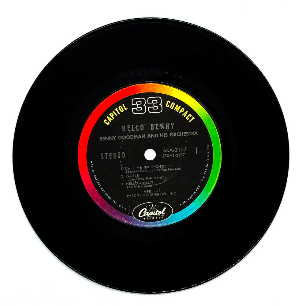 Benny Goodman And His Orchestra : HELLO BENNY EP – Frank Shankly's Records