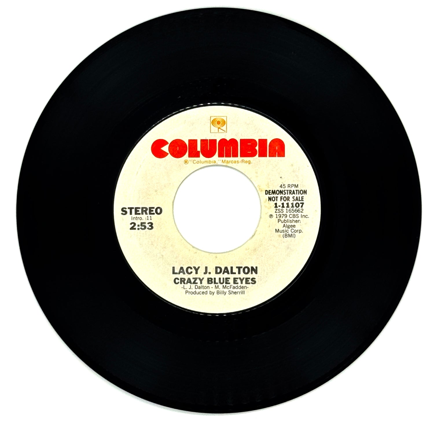 Lacy J. Dalton : CRAZY BLUE EYES/ CRAZY BLUE EYES – Frank Shankly's Records