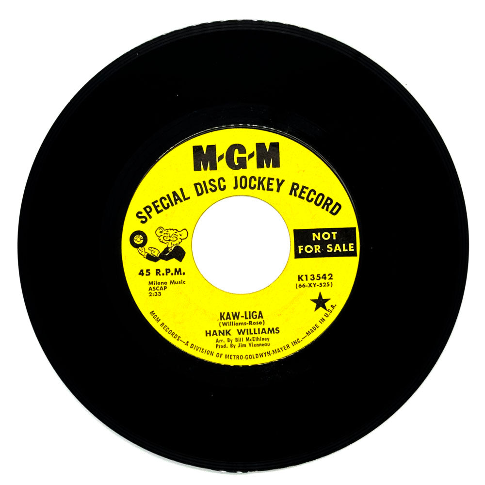 Hank Williams : KAW-LIGA/ LET'S TURN BACK THE YEARS – Frank Shankly's ...