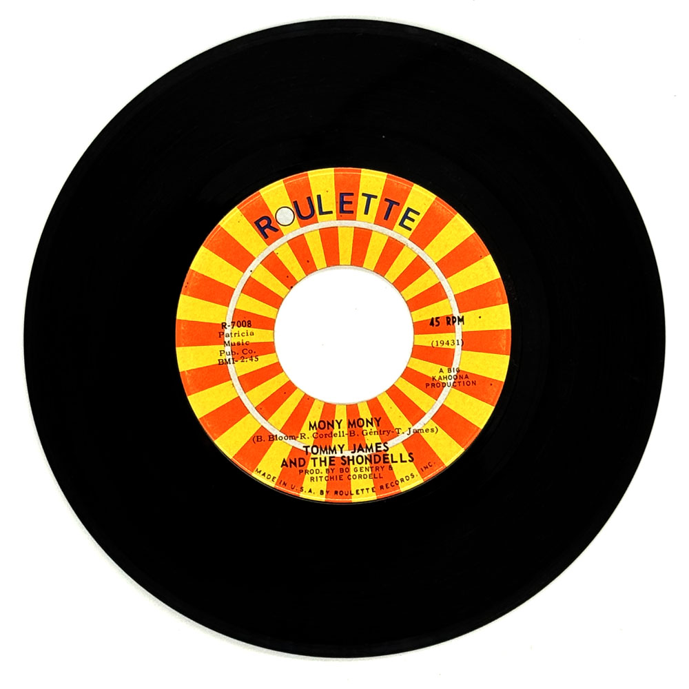Tommy James And The Shondells : MONY MONY/ ONE TWO THREE AND I FELL ...