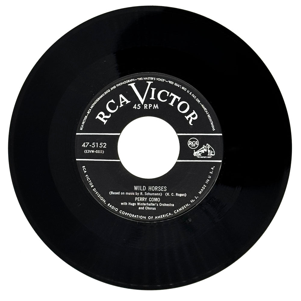 Perry Como : WILD HORSES/ I CONFESS – Frank Shankly's Records