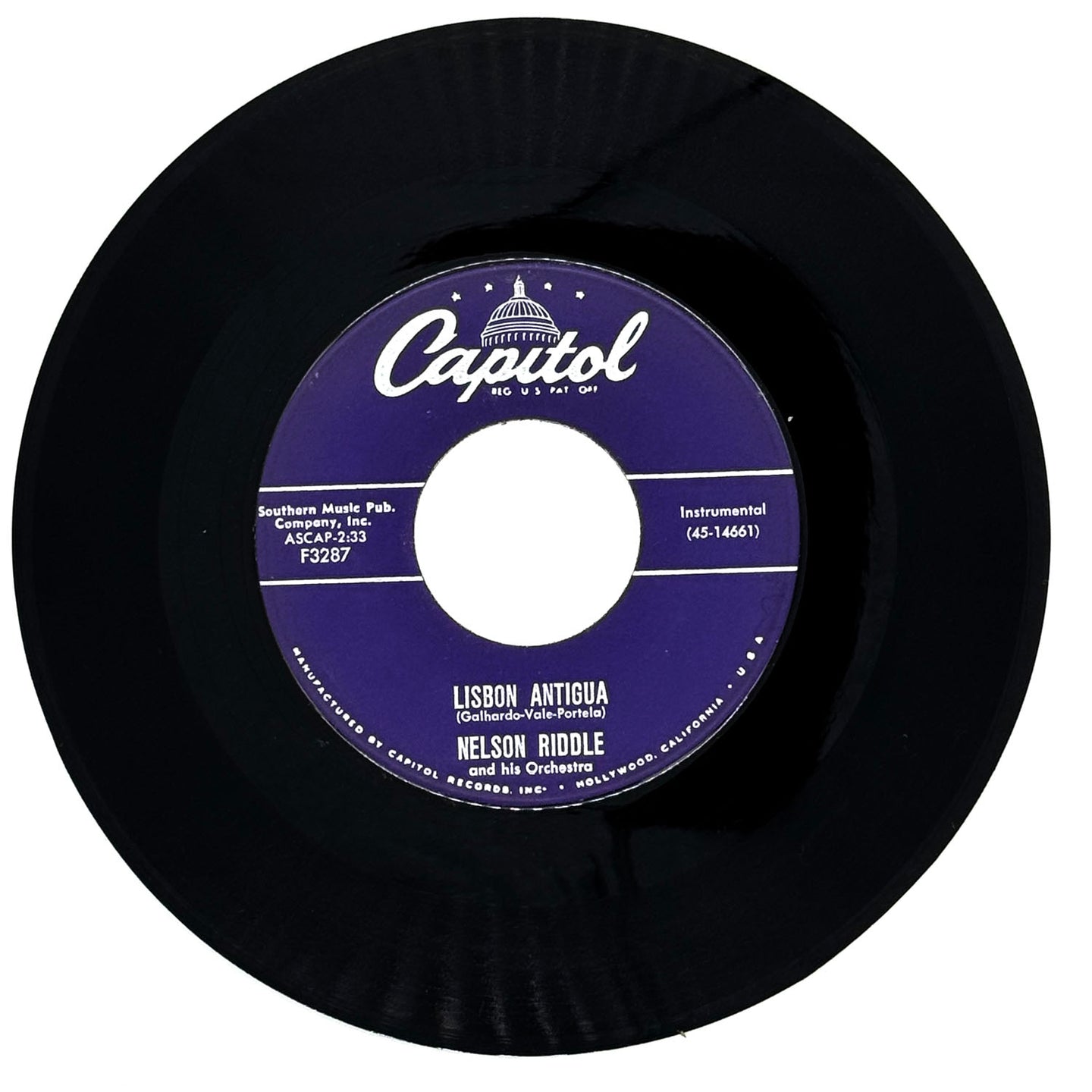 Nelson Riddle : LISBON ANTIQUA/ ROBIN HOOD – Frank Shankly's Records