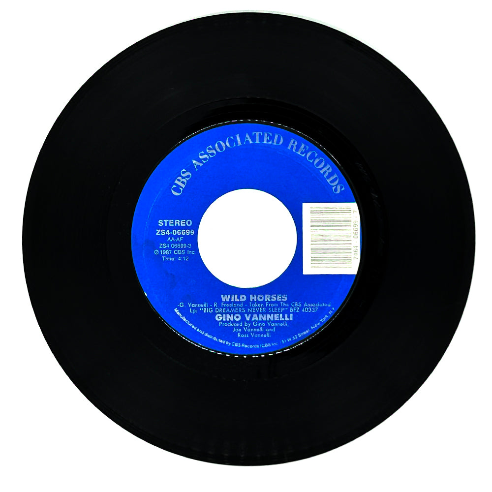 Gino Vannelli : WILD HORSES/ SHAPE ME LIKE A MAN – Frank Shankly's Records