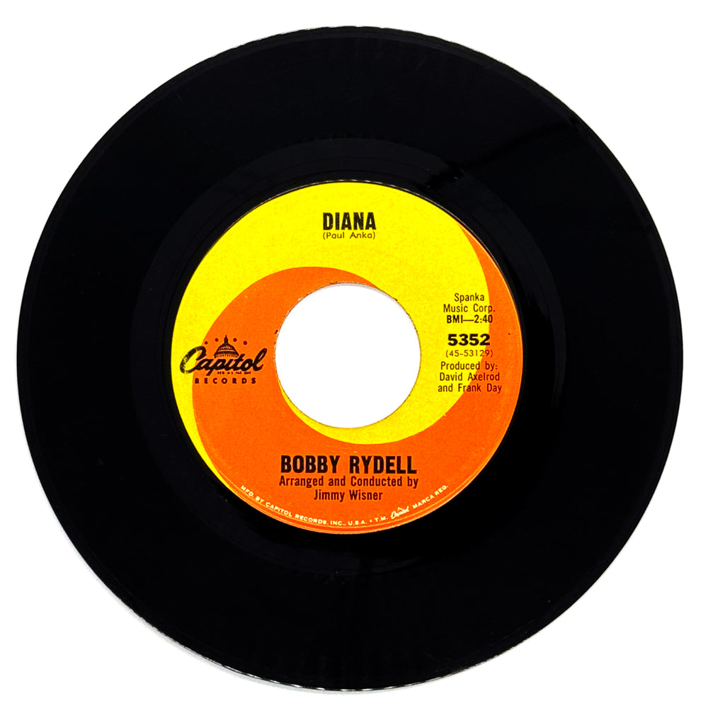 Bobby Rydell : DIANA/ STRANGER IN THE WORLD – Frank Shankly's Records