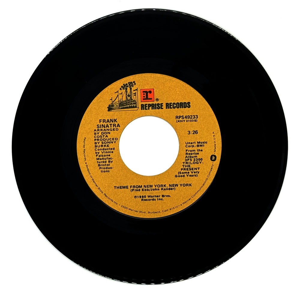 Frank Sinatra : THEME FROM NEW YORK, NEW YORK/ THAT'S WHAT GOD LOOKS L ...