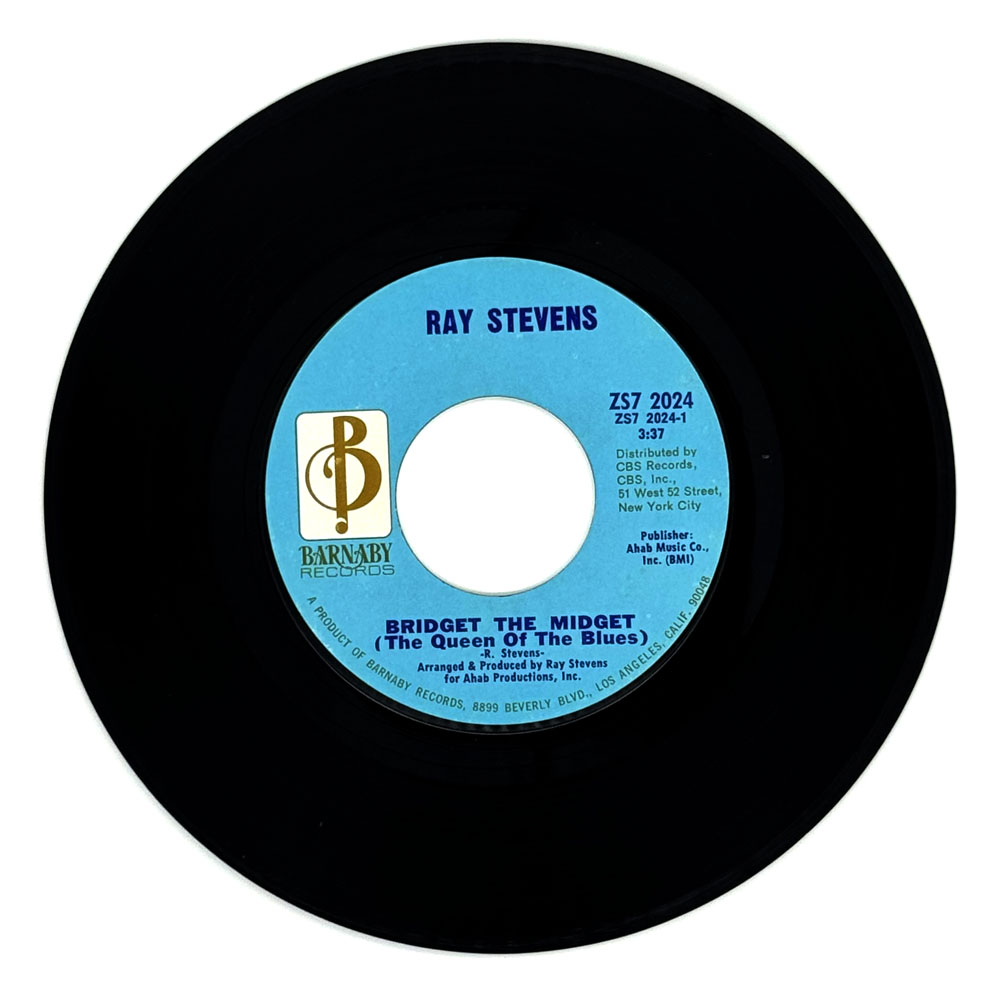 Ray Stevens : BRIDGET THE MIDGET (THE QUEEN OF THE BLUES)/ NIGHT PEOPL ...