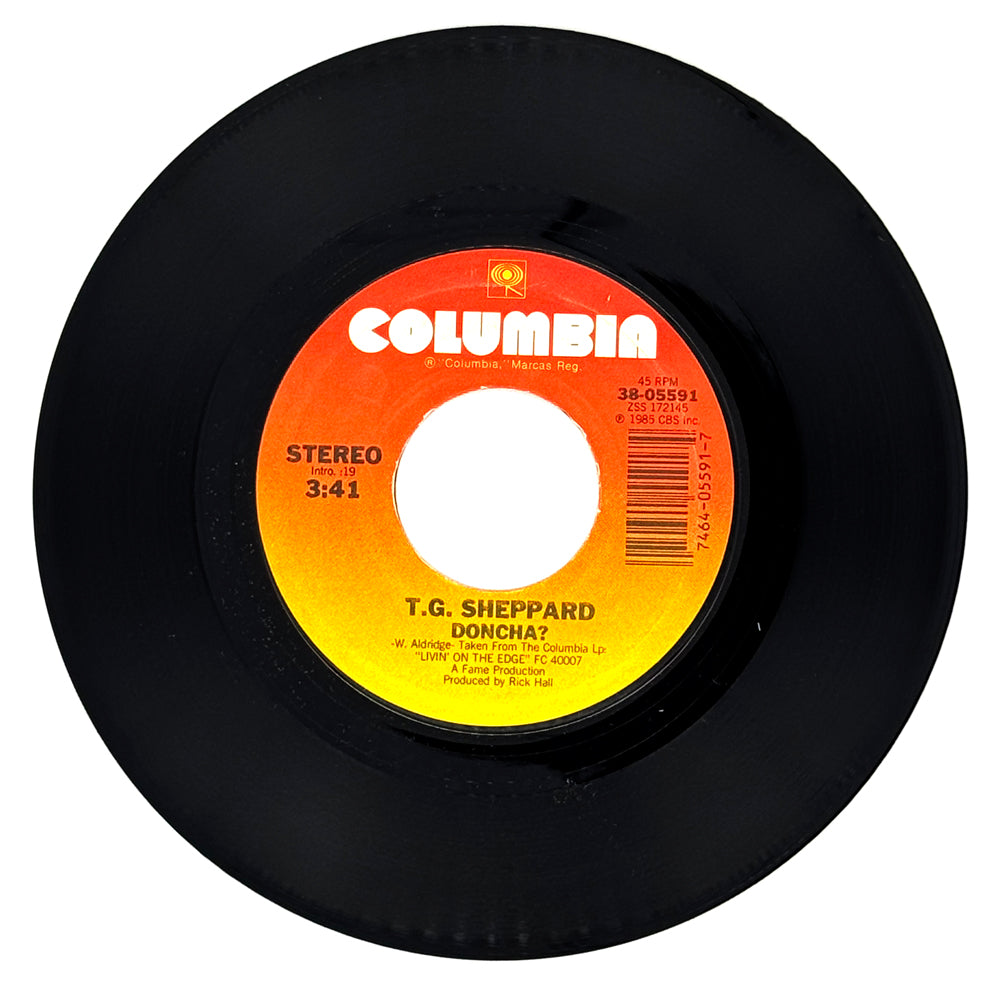 T.G. Sheppard : DONCHA?/ HUNGER FOR YOU – Frank Shankly's Records