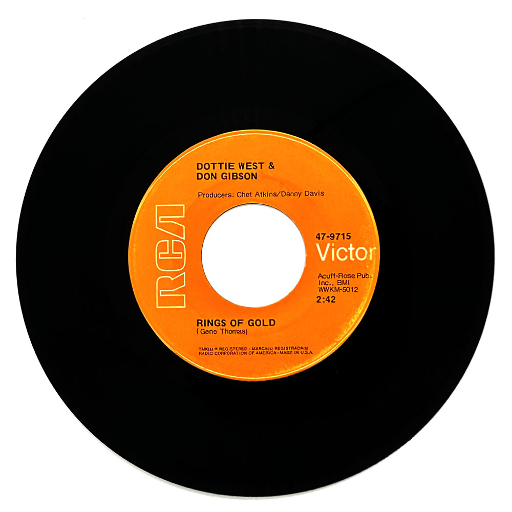 Dottie West & Don Gibson : RINGS OF GOLD/ FINAL EXAMINATION – Frank ...