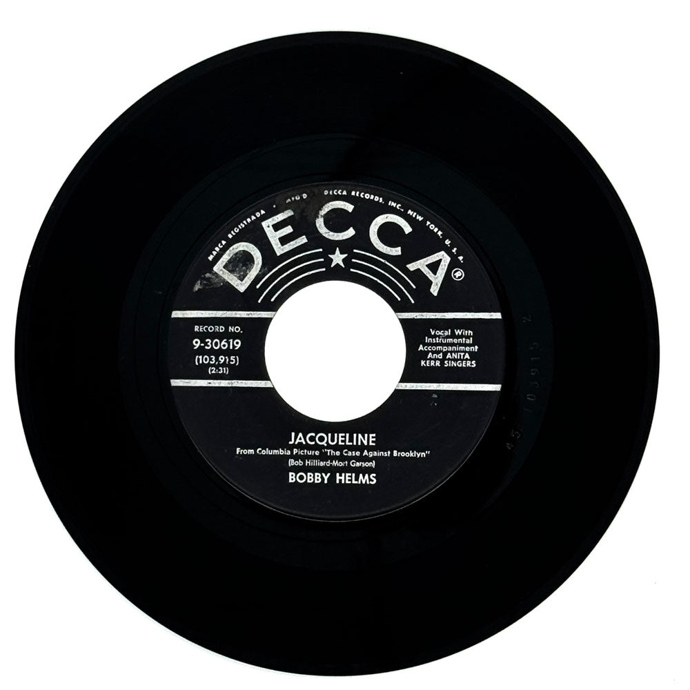 Bobby Helms : JACQUELINE/ LIVING IN THE SHADOW OF THE PAST – Frank ...