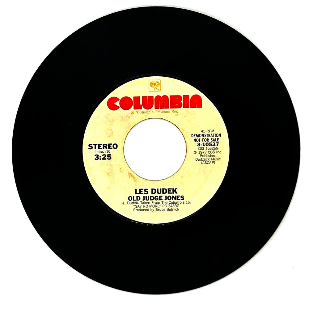 Les Dudek : OLD JUDGE JONES/ OLD JUDGE JONES – Frank Shankly's Records