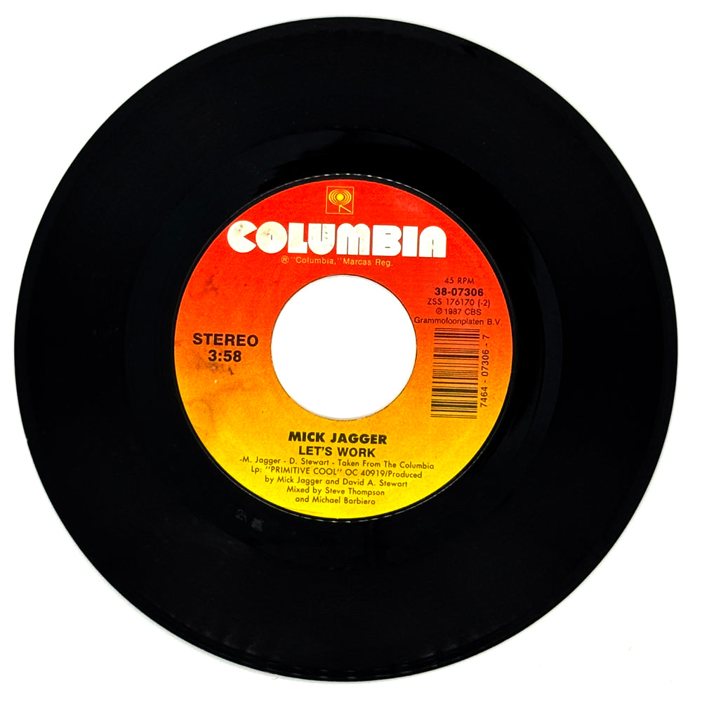 Mick Jagger : LET'S WORK/ CATCH AS CATCH CAN – Frank Shankly's Records