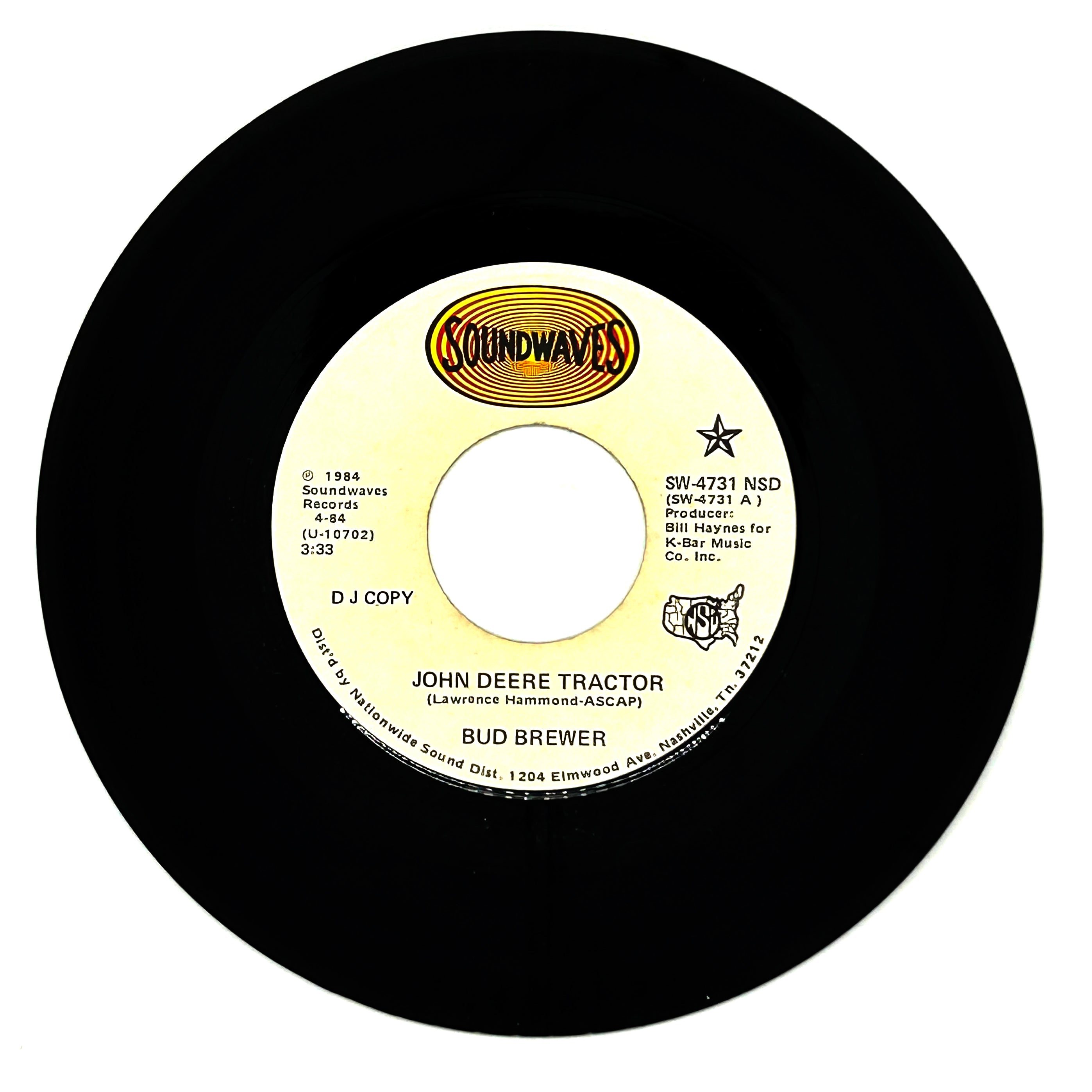 Bud Brewer : JOHN DEERE TRACTOR/ AFTER TEXAS – Frank Shankly's Records