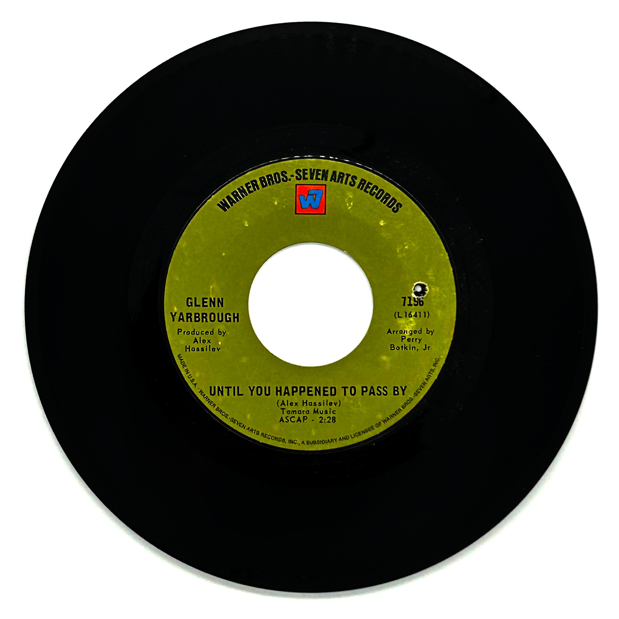 Glenn Yarbrough : UNTIL YOU HAPPENED TO PASS BY/ DOWNTOWN L.A. – Frank ...