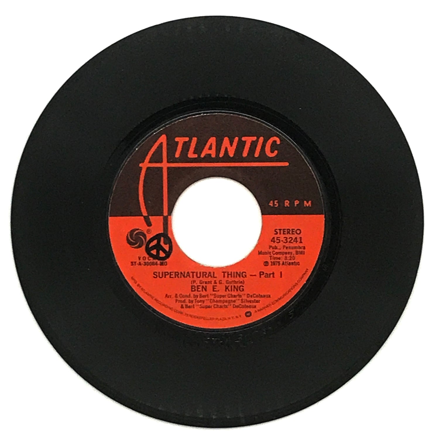 Ben E. King : SUPERNATURAL THING - PART I/ SUPERNATURAL THING - PART I ...