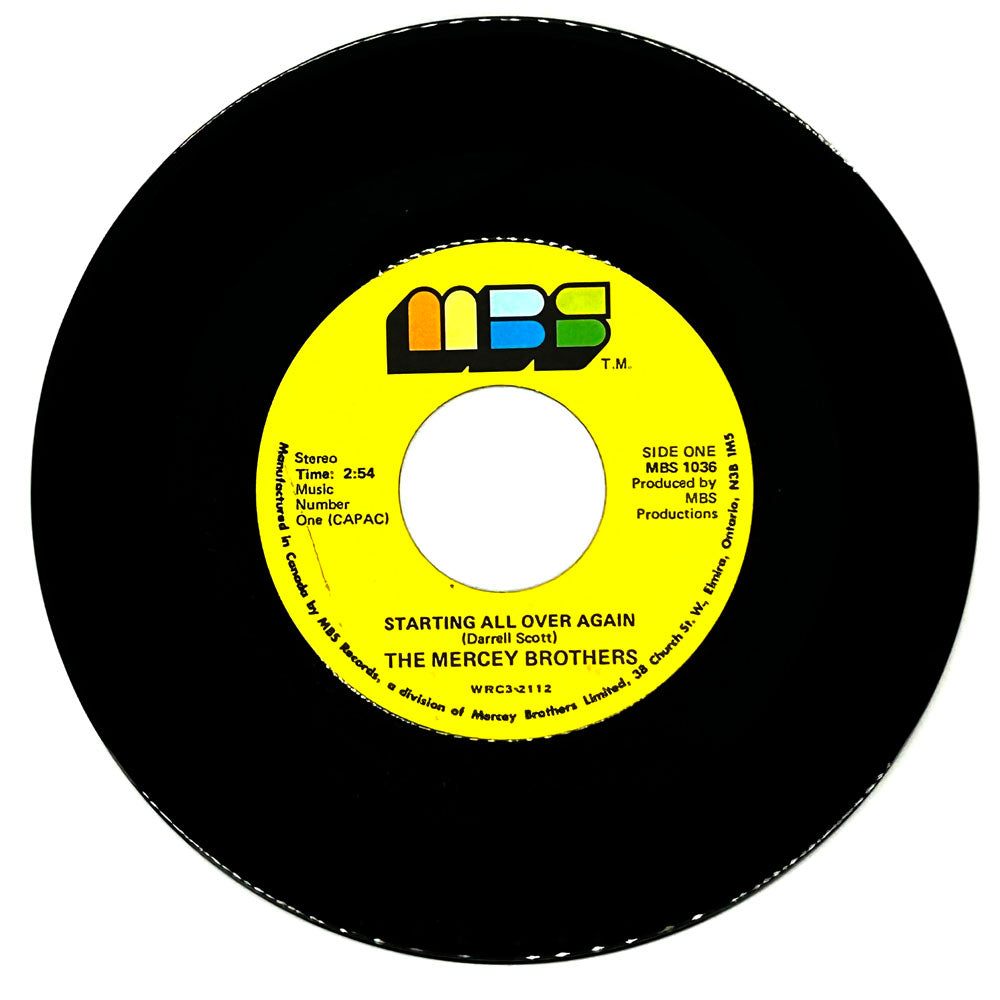 Mercey Brothers, The : STARTING ALL OVER AGAIN/ STARTING ALL OVER AGAI ...