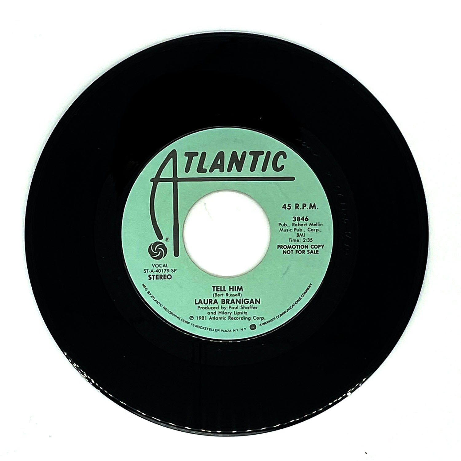 Laura Branigan : TELL HIM/ TELL HIM – Frank Shankly's Records