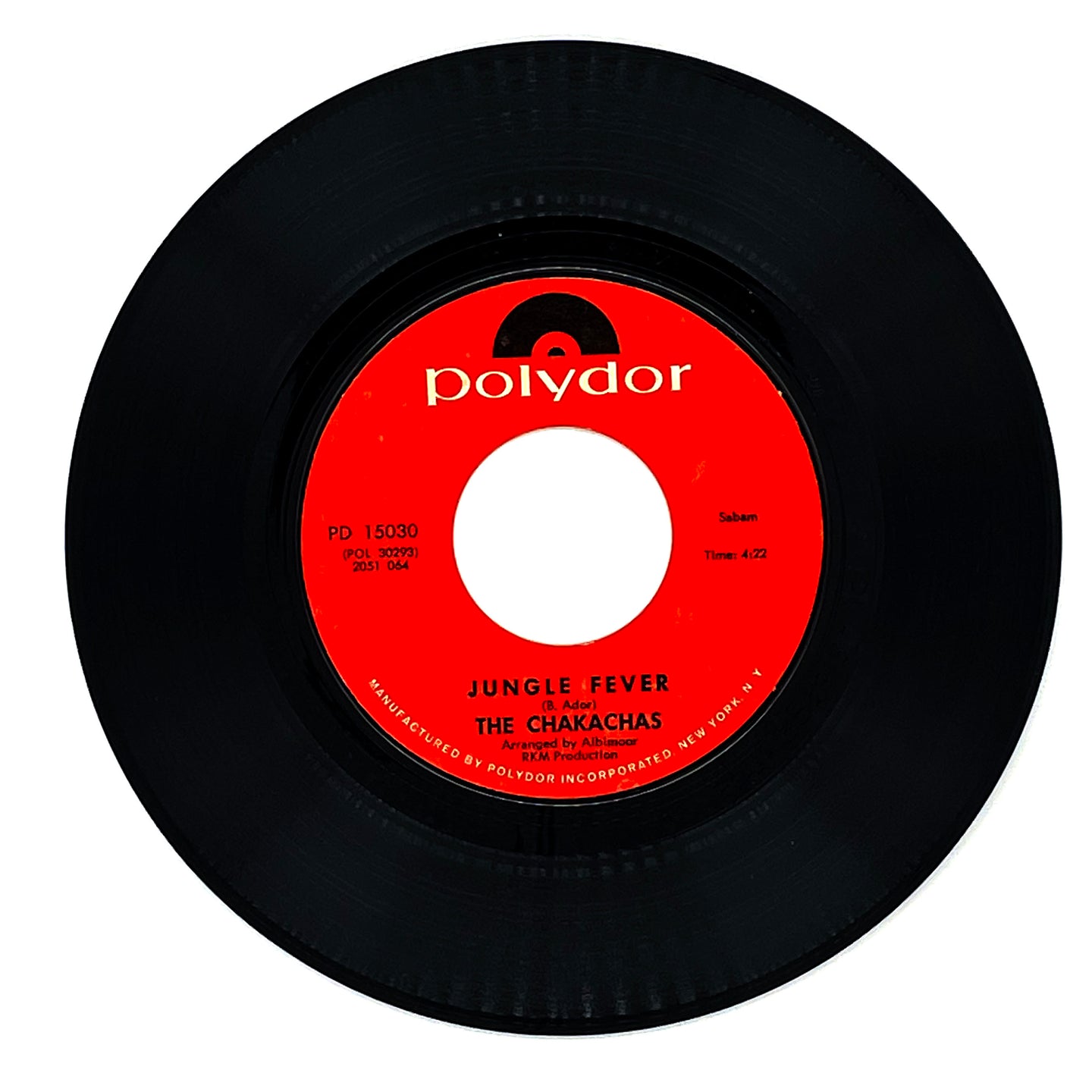 Chakachas, The : JUNGLE FEVER/ CHA KA CHA – Frank Shankly's Records