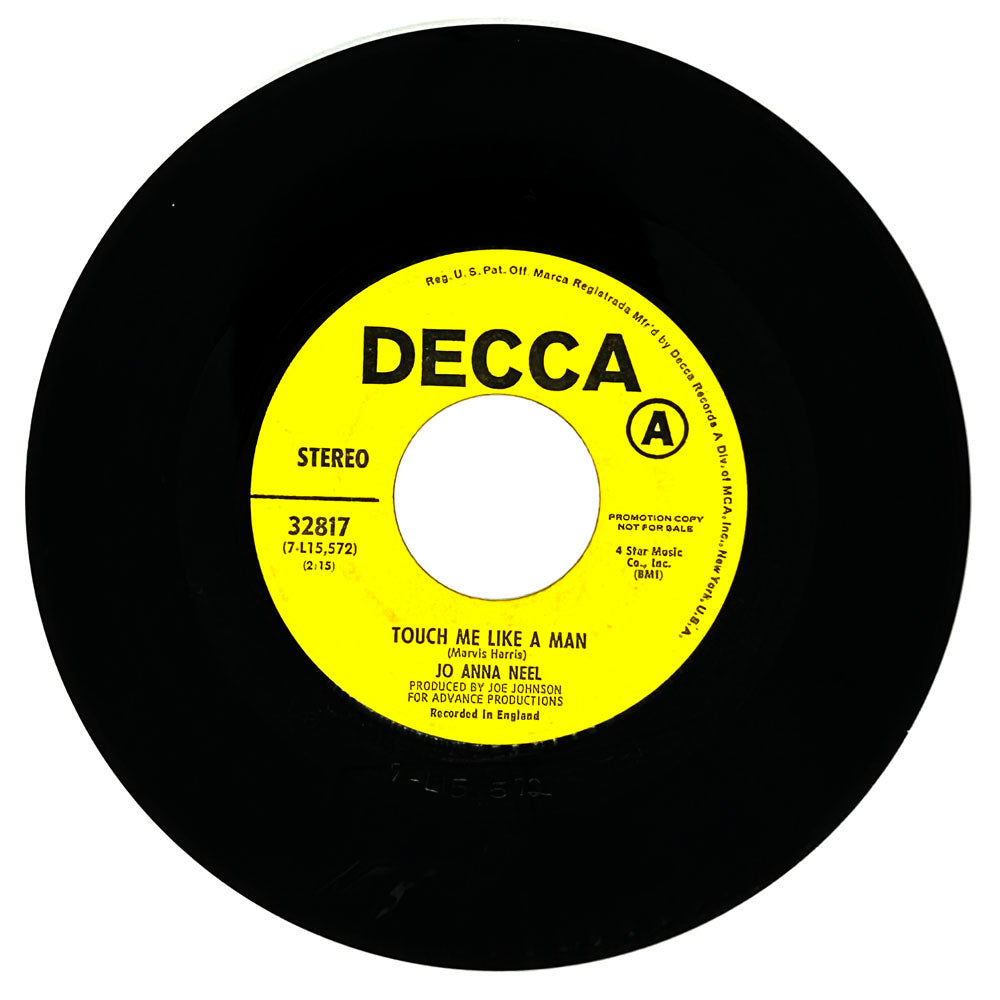 Jo Anna Neel : TOUCH ME LIKE A MAN/ LET'S MAKE IT A LONG NIGHT – Frank ...