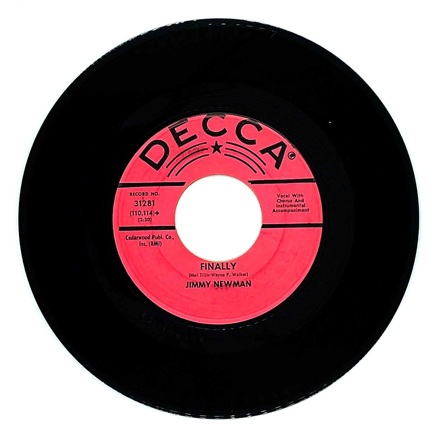 Jimmy Newman : FINALLY/ BIG MAMOU – Frank Shankly's Records