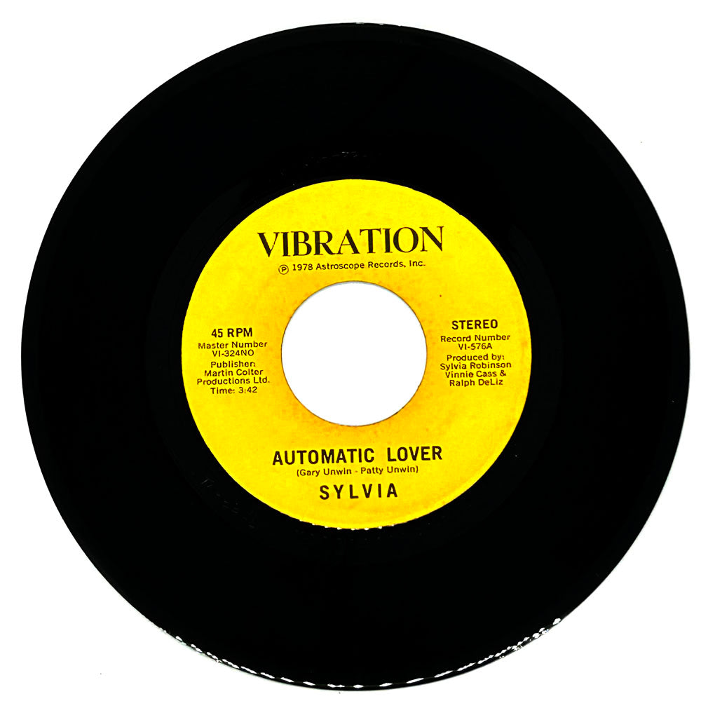 Sylvia : AUTOMATIC LOVER/ STOP BOY – Frank Shankly's Records