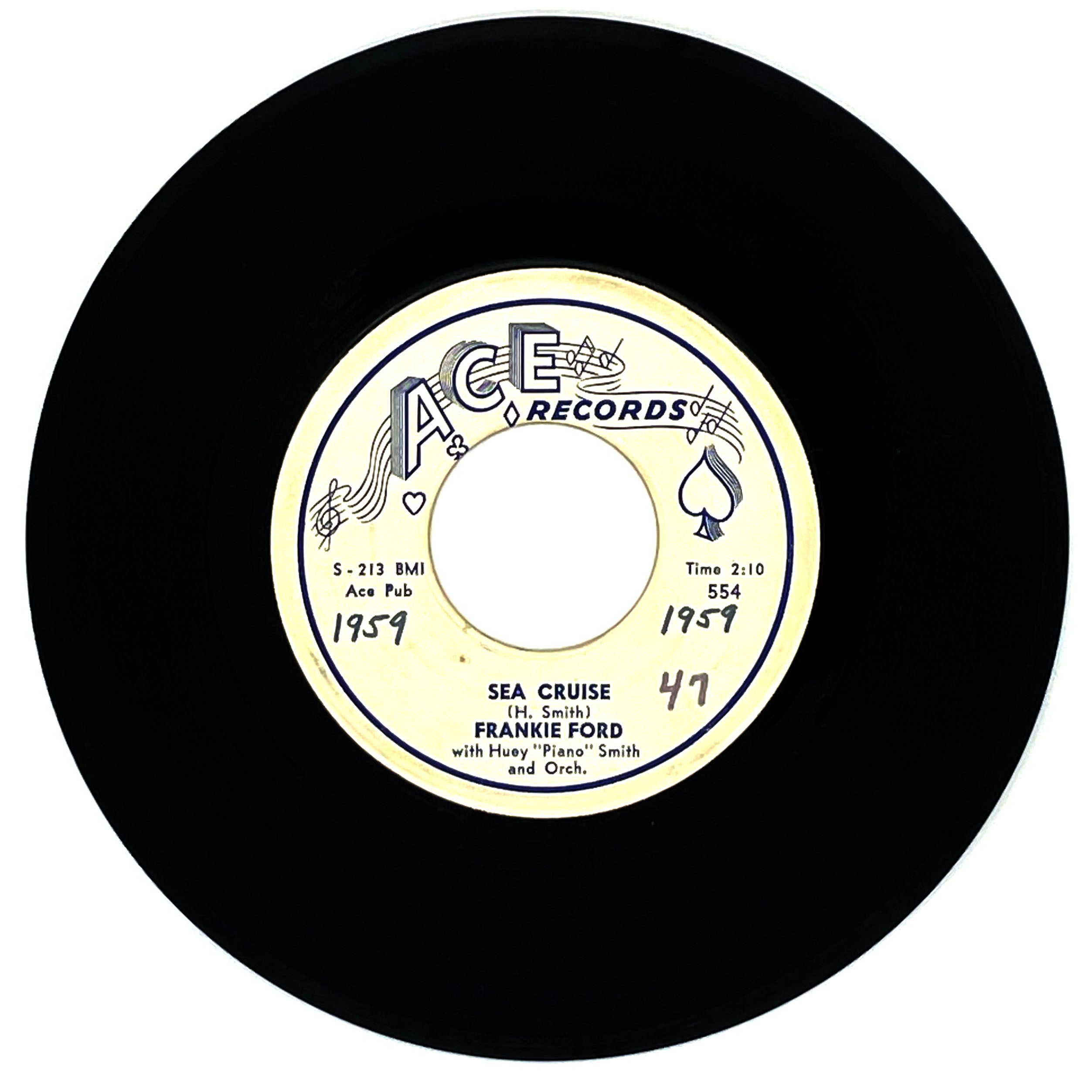 Frankie Ford : SEA CRUISE/ ROBERTA – Frank Shankly's Records