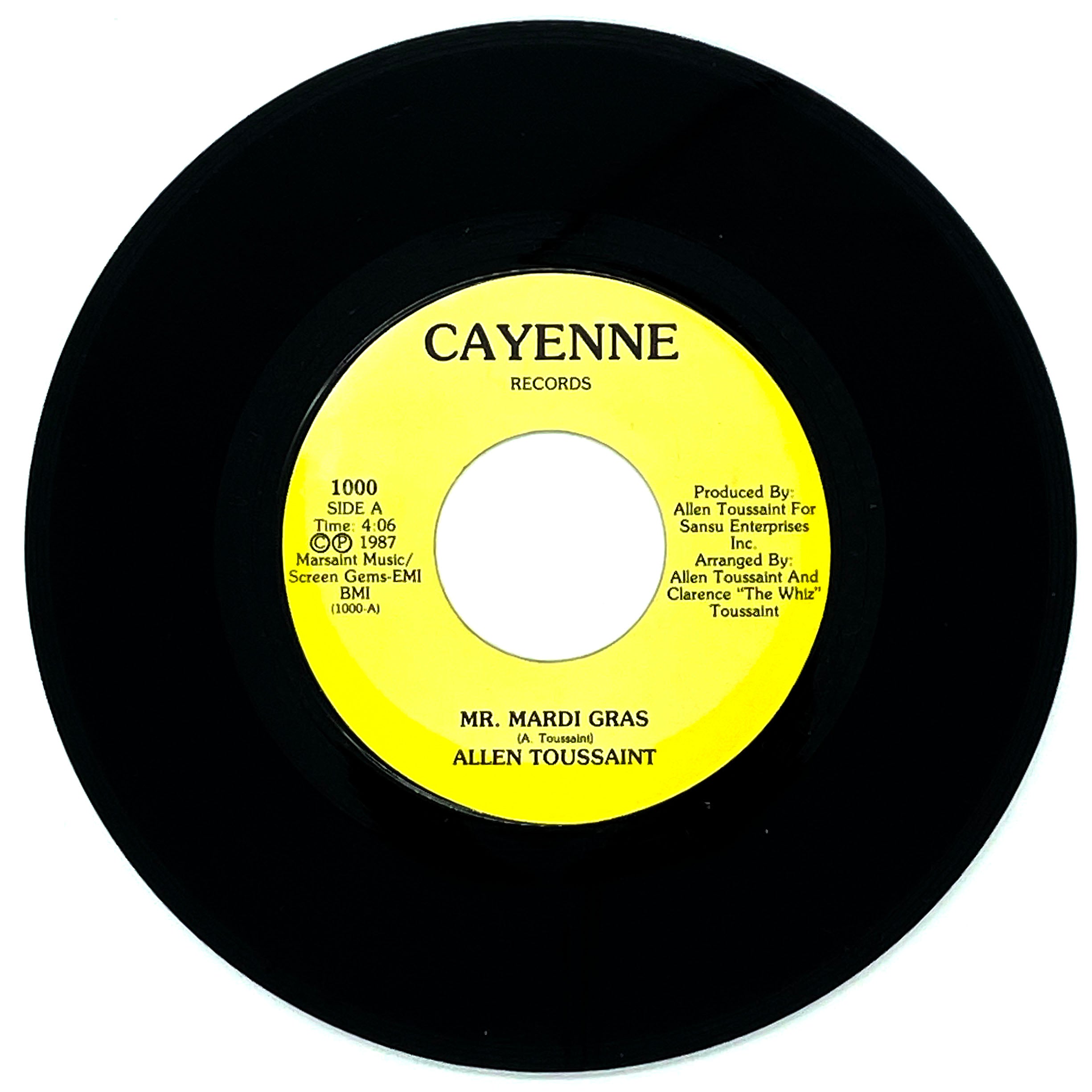 Allen Toussaint : MR. MARDI GRAS/ I LOVE A CARNIVAL BALL – Frank ...