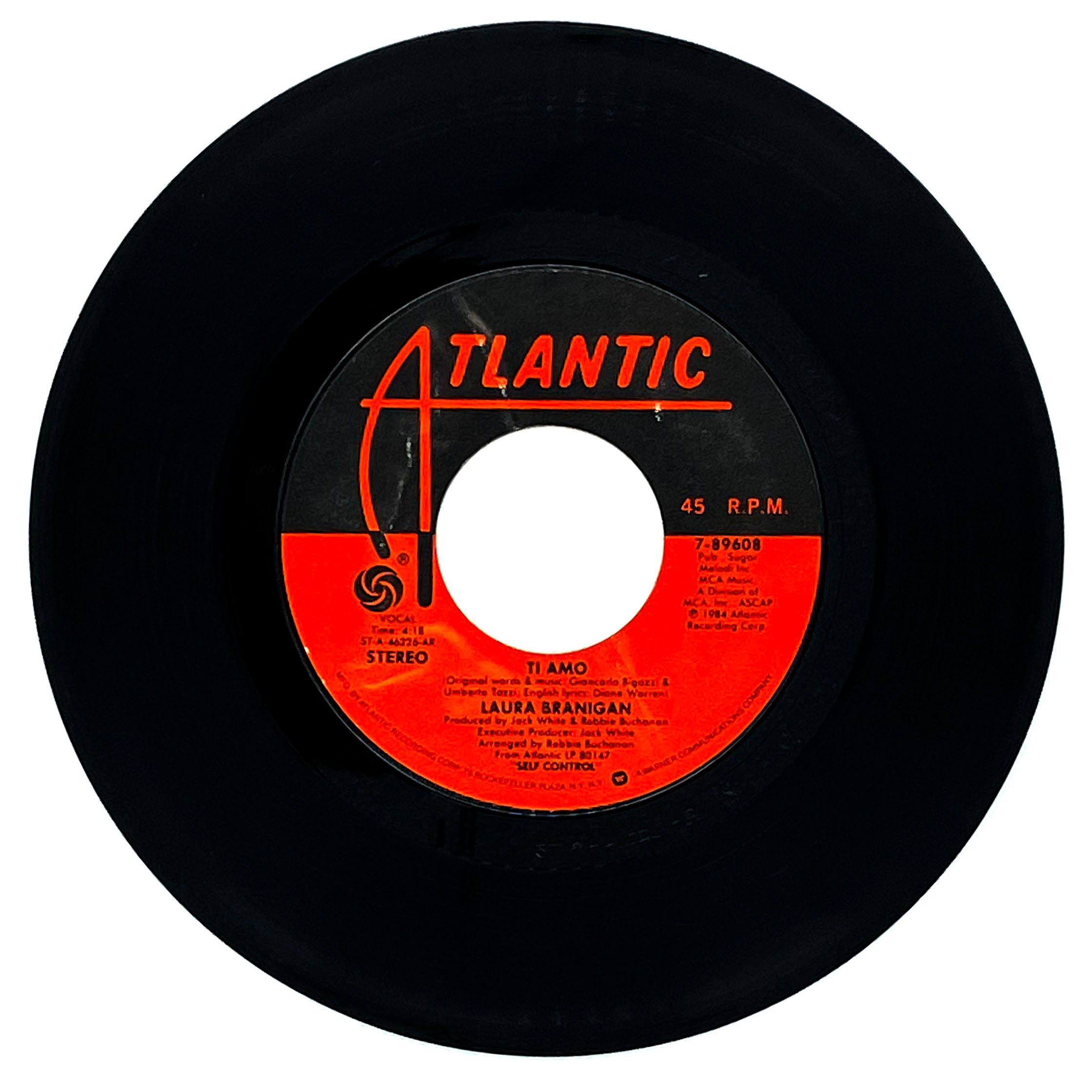 Laura Branigan : TI AMO/ SATISFACTION – Frank Shankly's Records